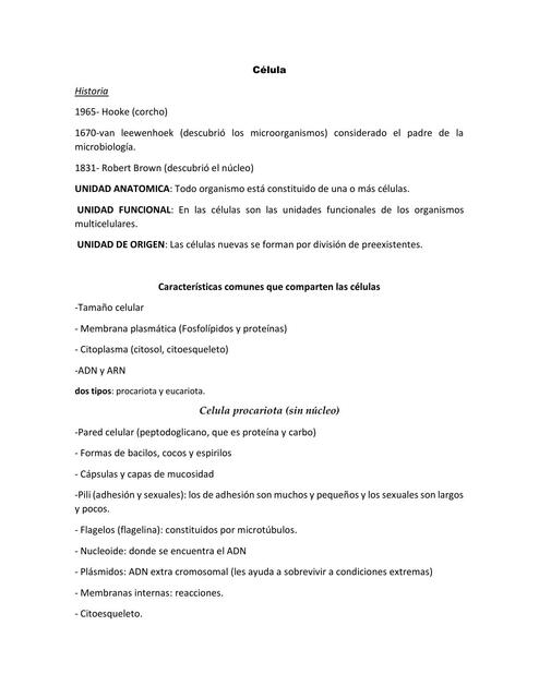 Resumen Biologia II Parcial 5 | Karolina Ramirez | uDocz