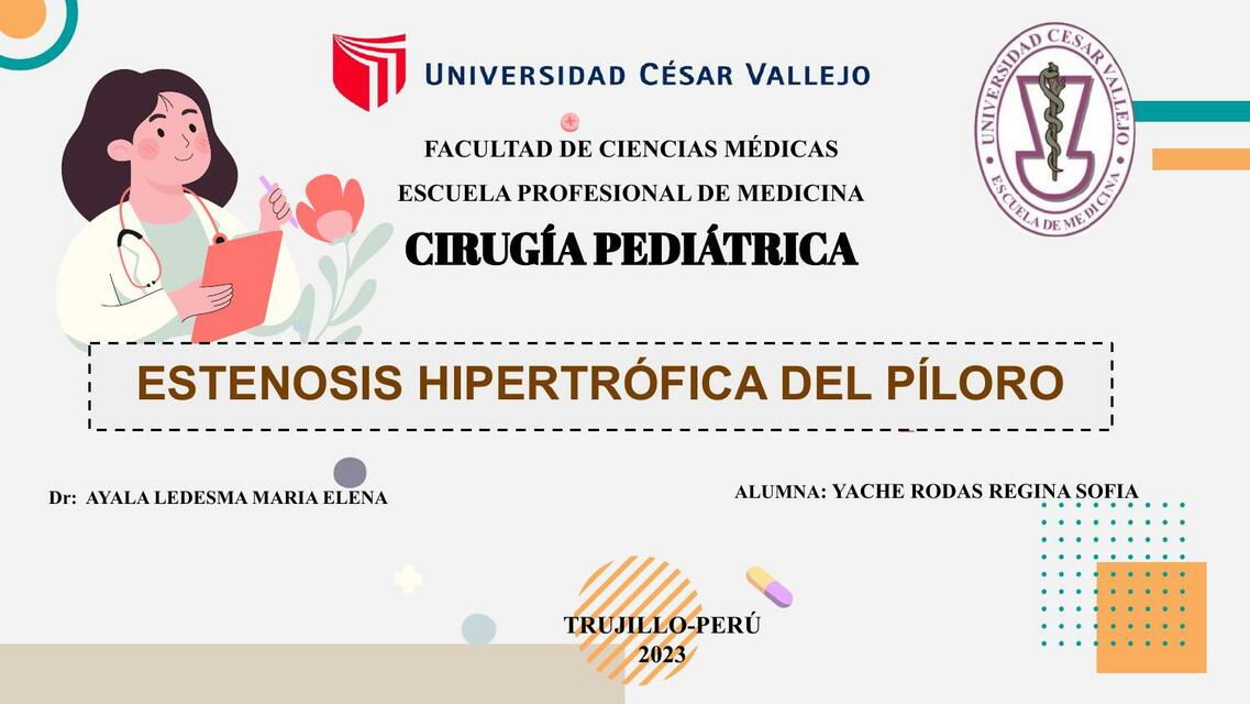 ESTENOSIS HIPERTRÓFICA DEL PÍLORO | Marlene Olinda Arrascue campos | uDocz