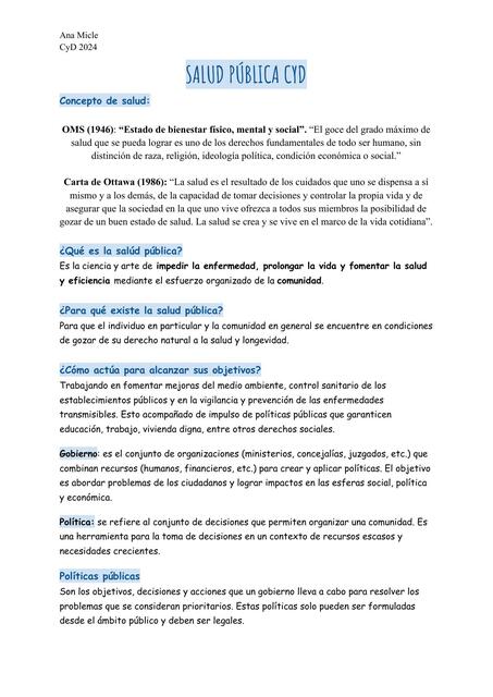 SALUD PÚBLICA CYD | uDocz
