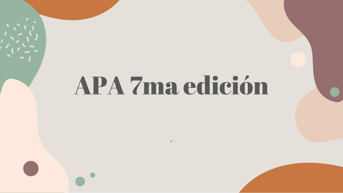 APA 7ma edición | Adriana Sánchez | uDocz