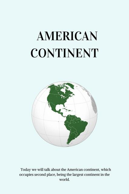 AMERICAN CONTINENT | paulina | uDocz