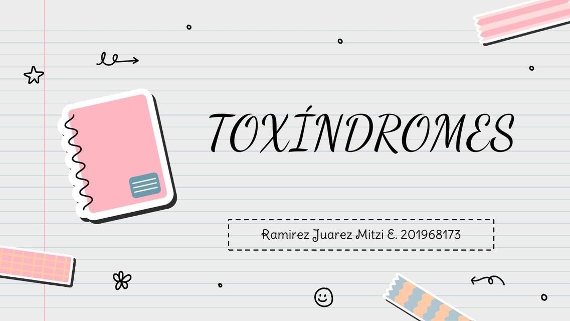 Toxíndromes | Mitzi Ramirez | uDocz