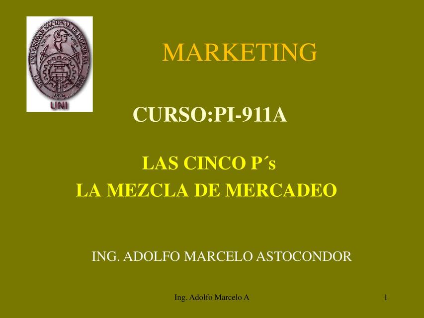 Mezcla de mercadeo | apuntesdeingenieria | uDocz Mezcla de mercadeo | apuntesdeingenieria | uDocz