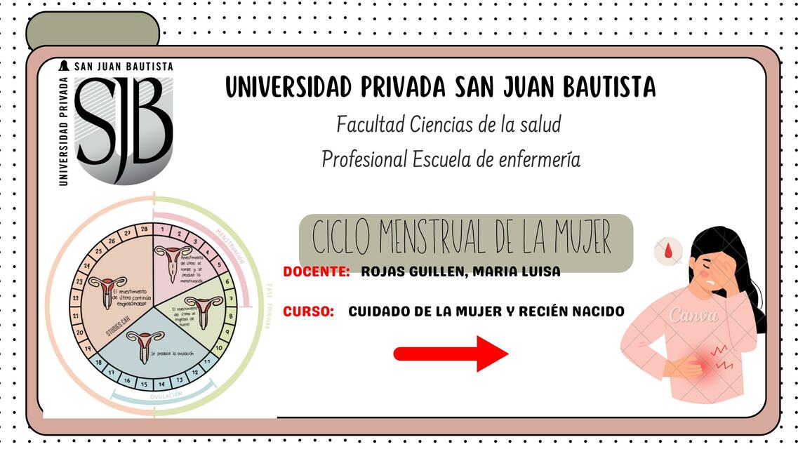 ciclo menstrual de la mujer 1 | Luz CHINA | uDocz