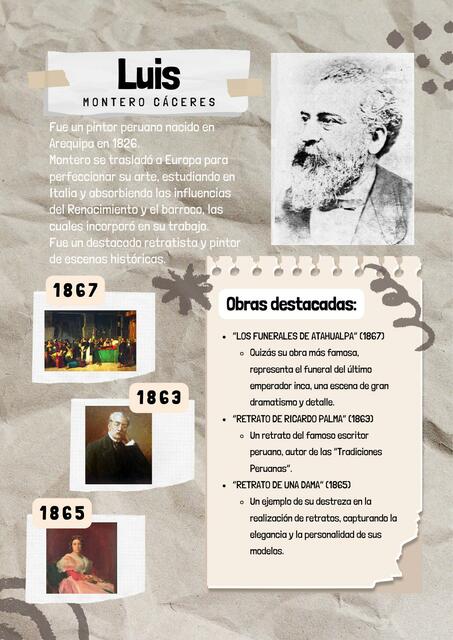 Biografia de Luis Montero Caseres | ⛦扎霍里⛦ | uDocz