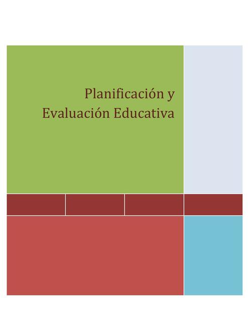 Planificación Y Evaluación Educativa Universidad Cayetano Heredia Udocz
