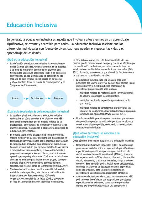 Educación Inclusiva Universidad Cayetano Heredia Udocz