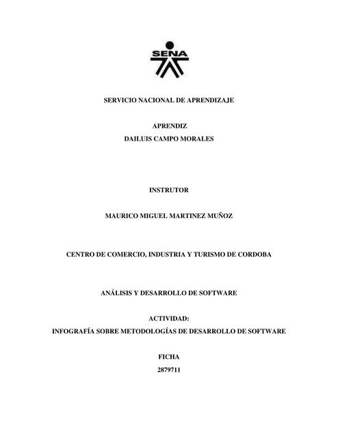 INFOGRAFÍA SOBRE METODOLOGÍAS DE DESARROLLO DE SOF | DAILUIS | uDocz