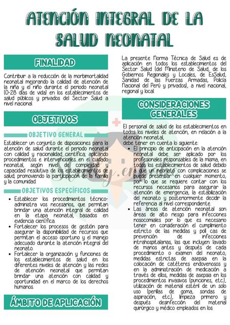 Atención Integral de la Salud Neonatal | Antonella Rivadeneyra Ramirez | uDocz