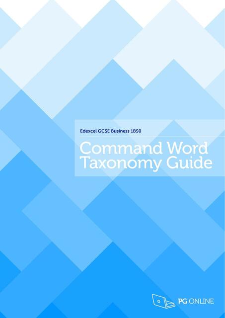 Business 1BS0 Command Word Taxonomy | Sisi | uDocz