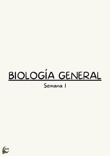 BIOLOGIA GENERAL 1 | Arca77 | uDocz