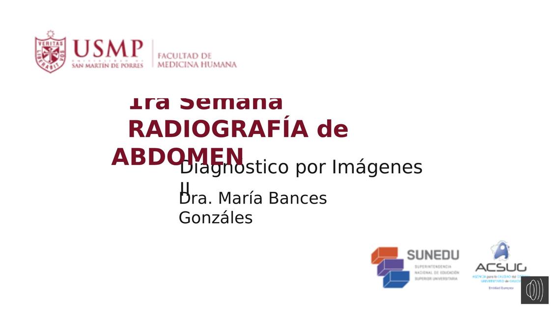 TEO RX ABDOMEN S1 | Magri Estrada | uDocz