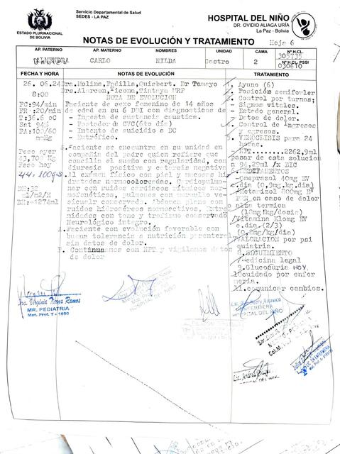 parte 2 caso niño 1 | Andres joshua Choque chiara | uDocz