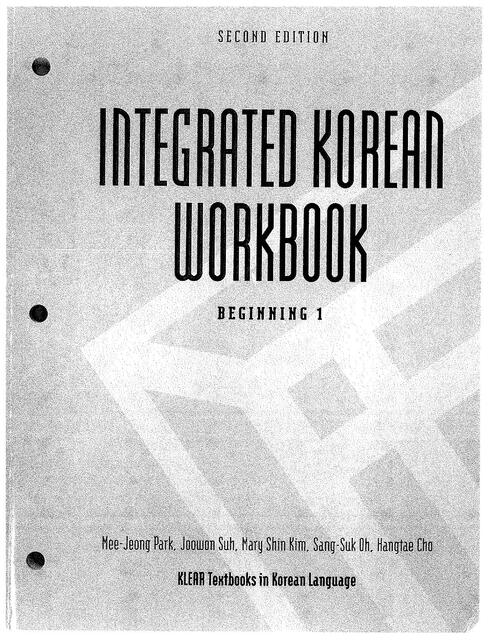 Integrated Korean Workbook Beginning 1 | arleth m | uDocz