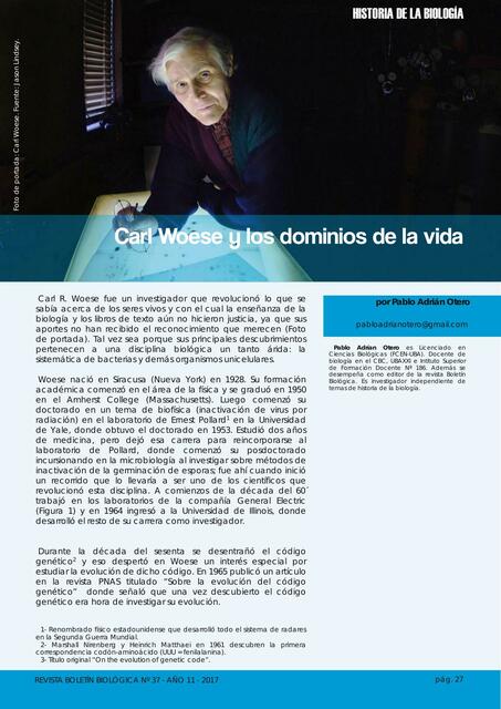 Woose y los dominios de la vida | Pía Román | uDocz