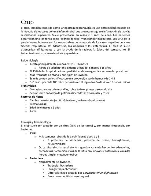 CRUP | Juan Diego Aguilar León | uDocz