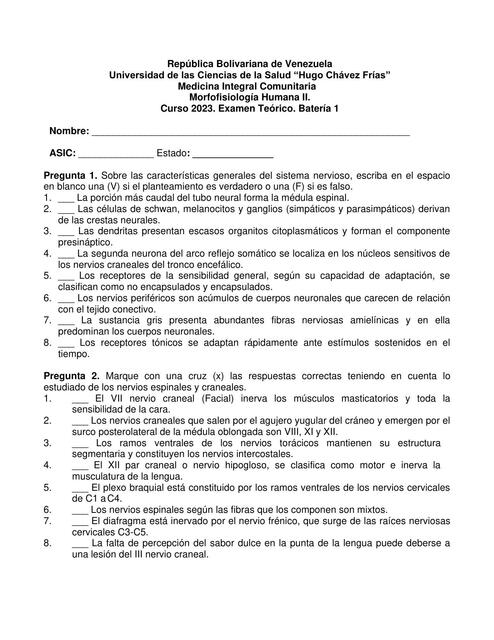 MFH II COMPROBATORIO | DAYANA | uDocz