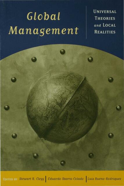 Global Management: Universal Theories and Local Realities