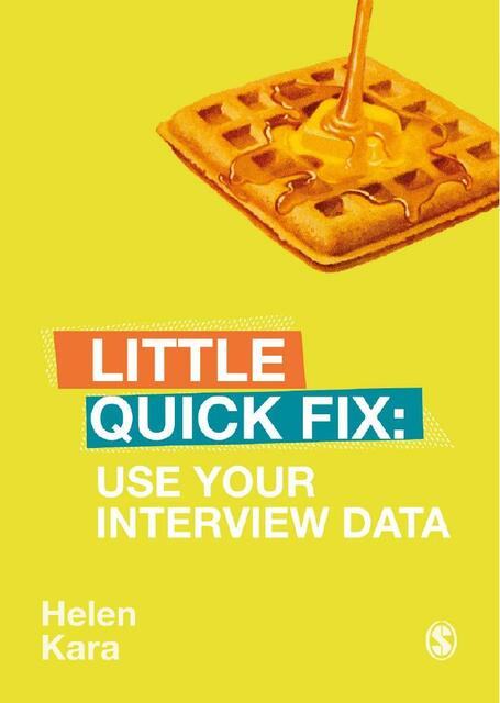 Flashcards de Use Your Interview Data | Por SAGE | uDocz