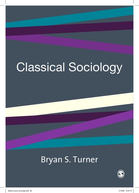 Flashcards de Classical Sociology | Por SAGE | uDocz