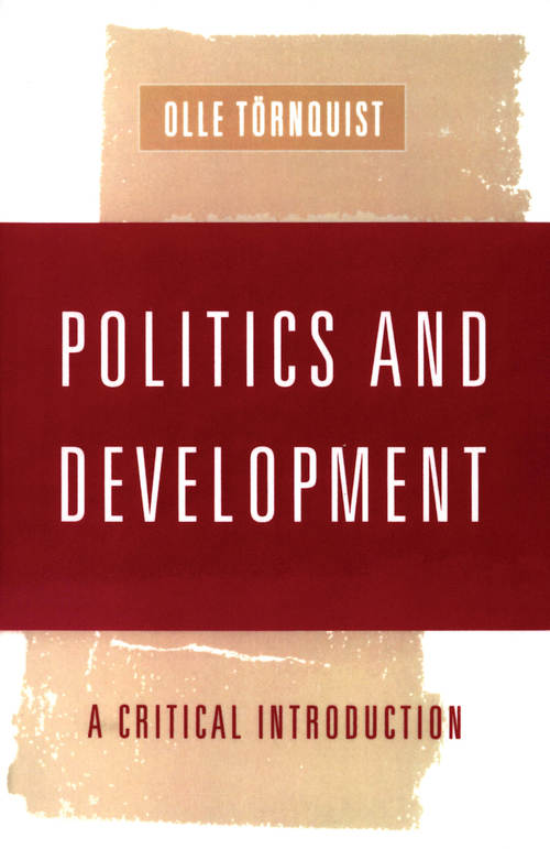Politics and Development: A Critical Introduction