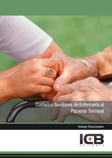CUIDADOS AUXILIARES DE ENFERMERÍA AL PACIENTE TERMINAL