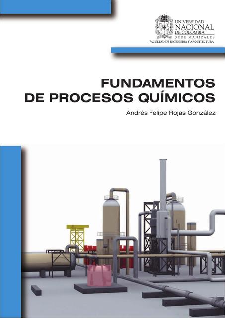 Fundamentos de procesos químicos,